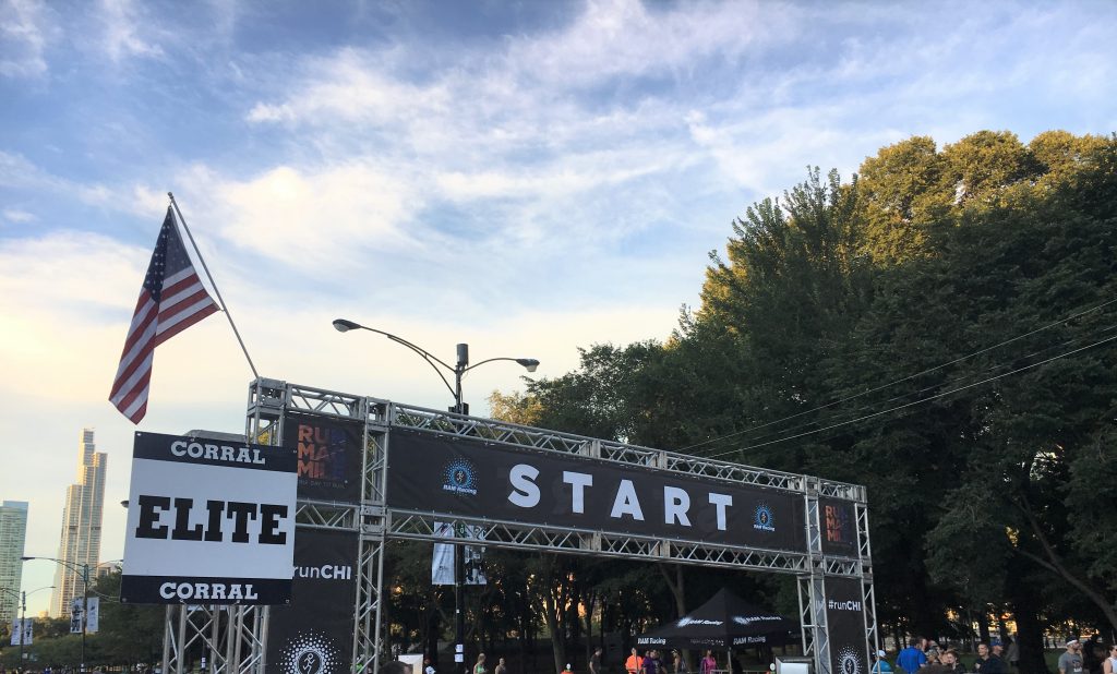 Mag Mile Start Line | The Accidental Marathoner